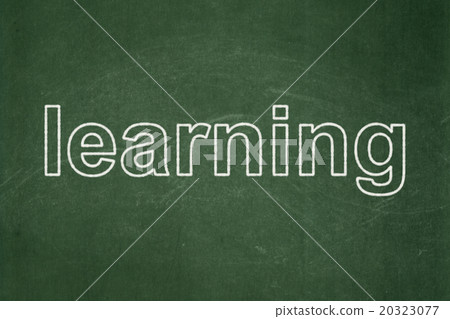 Learning concept: Learning on chalkboard - Stock Illustration [20323077 ...