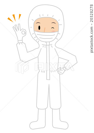 Cleanroom worker okay - Stock Illustration [20328278] - PIXTA