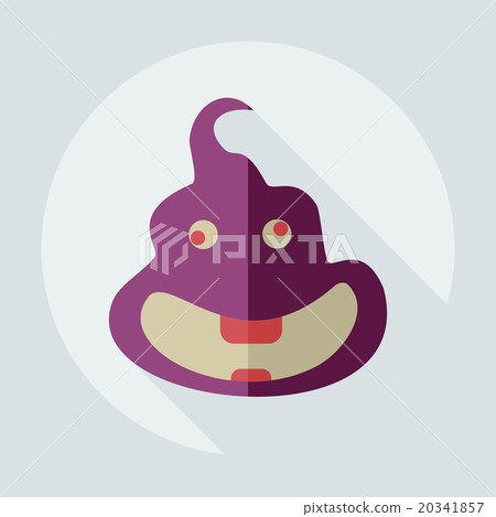 Flat modern design with shadow icons turd, faeces - Stock Illustration ...