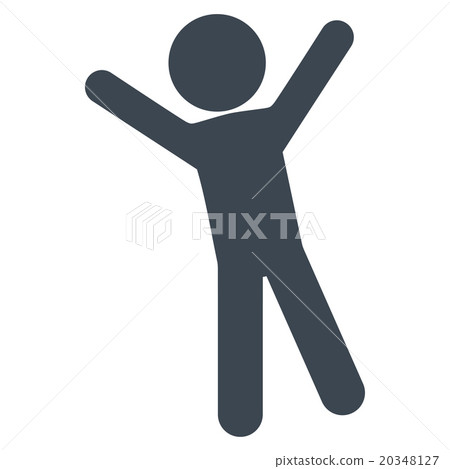 Young Man Joy Icon - Stock Illustration [20348127] - PIXTA