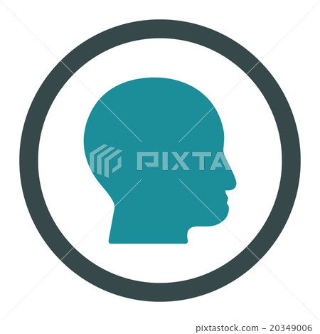 Bald Head Rounded Vector Icon - Stock Illustration [20349006] - PIXTA