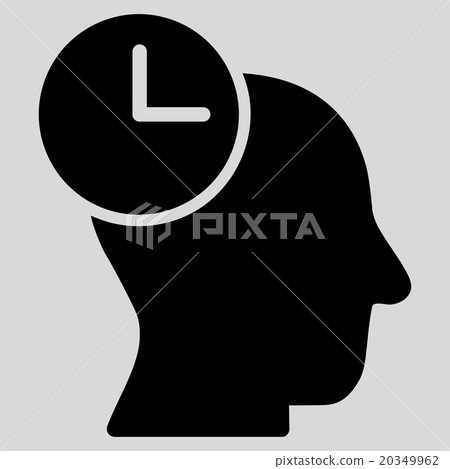 Time Thinking Icon - Stock Illustration [20349962] - PIXTA