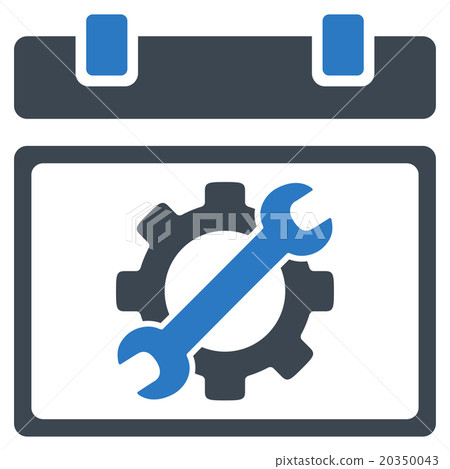 Service Day Icon - Stock Illustration [20350043] - PIXTA