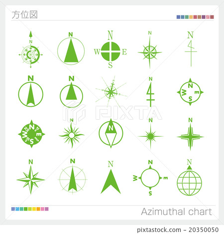 Azimuth chart - Stock Illustration [20350050] - PIXTA
