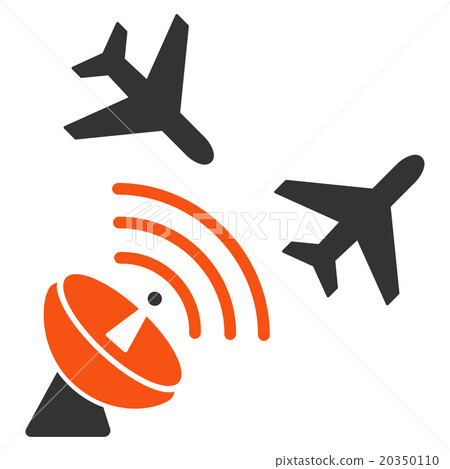 Flight Radar Icon - Stock Illustration [20350110] - PIXTA