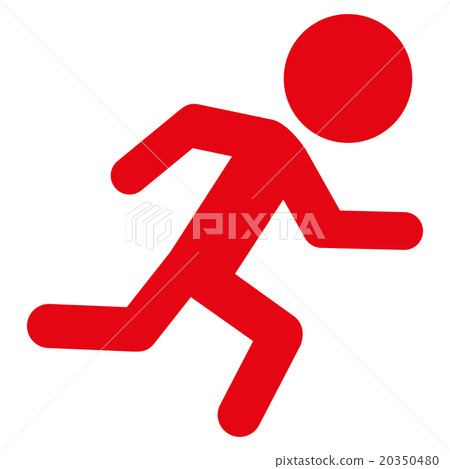 Running Client Icon - Stock Illustration [20350480] - PIXTA