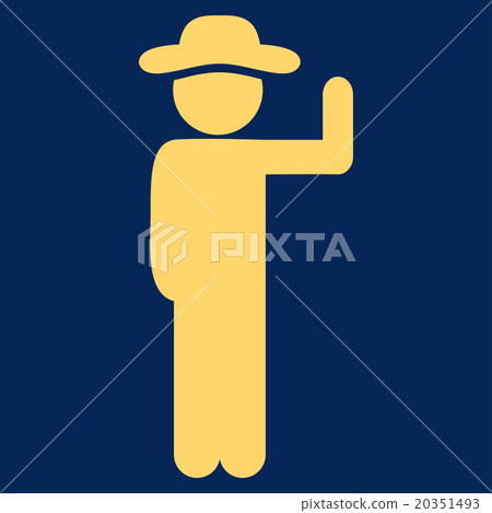 Human Figure Vote Icon - Stock Illustration [20351493] - PIXTA