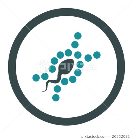 DNA Replication Rounded Vector Icon - Stock Illustration [20352021] - PIXTA