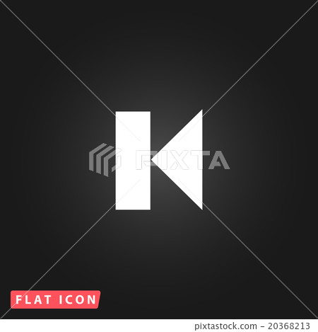 Back Track arrow Media player control button - Stock Illustration [20368213] - PIXTA