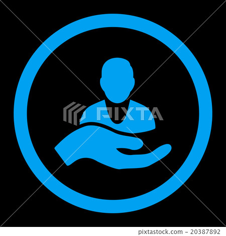 Patient Assistance Rounded Vector Icon - Stock Illustration [20387892 ...