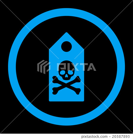 Death Mark Rounded Vector Icon - Stock Illustration [20387893] - PIXTA