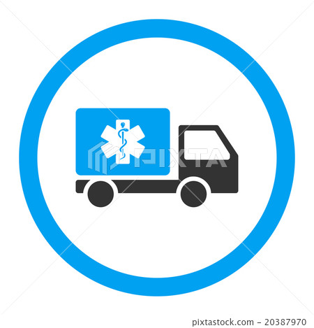 Medical Shipment Rounded Vector Icon - Stock Illustration [20387970 ...