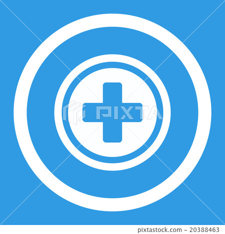 Rounded Cross Rounded Vector Icon - Stock Illustration [20388463] - PIXTA