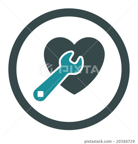 Heart Repair Rounded Vector Icon - Stock Illustration [20388729] - PIXTA