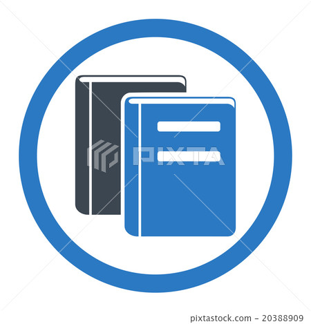 Books Rounded Vector Icon - Stock Illustration [20388909] - PIXTA