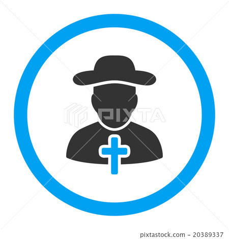 Cleric Rounded Vector Icon - Stock Illustration [20389337] - PIXTA
