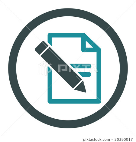 Edit Records Rounded Vector Icon-插圖素材 [20390017] - PIXTA圖庫