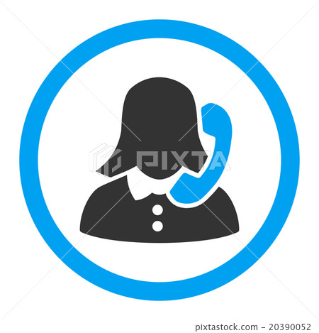 Receptionist Rounded Vector Icon-插圖素材 [20390052] - PIXTA圖庫