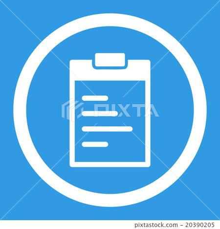 Pad Text Rounded Vector Icon - Stock Illustration [20390205] - PIXTA