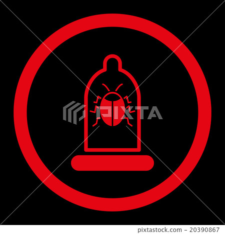 Bug Protection Rounded Vector Icon - Stock Illustration [20390867] - PIXTA