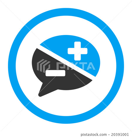 Arguments Rounded Vector Icon - Stock Illustration [20391001] - PIXTA