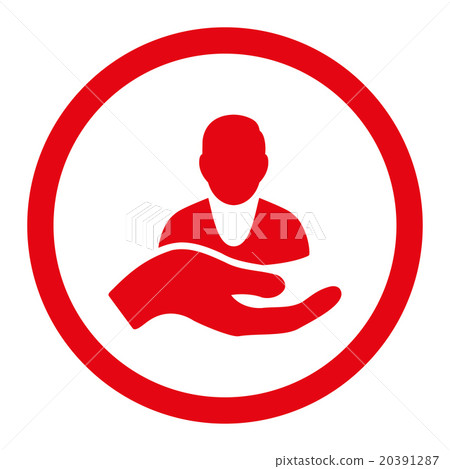 Patient Assistance Rounded Vector Icon - Stock Illustration [20391287 ...
