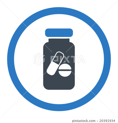 Drugs Phial Rounded Vector Icon - Stock Illustration [20391934] - PIXTA