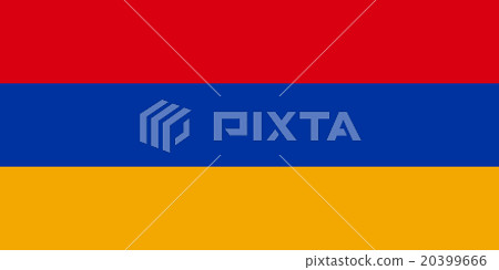 Flag of Armenia - Stock Illustration [20399666] - PIXTA