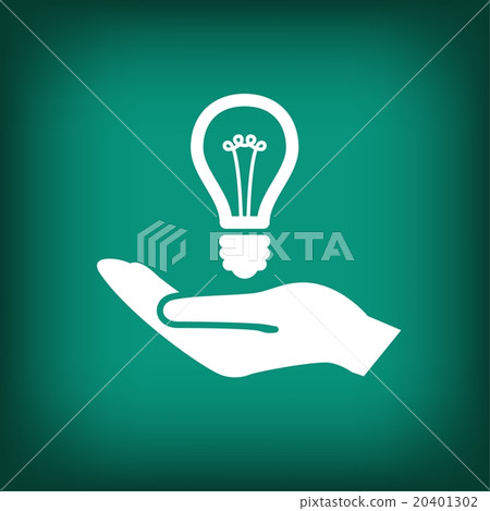 Pictograph of light bulb - Stock Illustration [20401302] - PIXTA