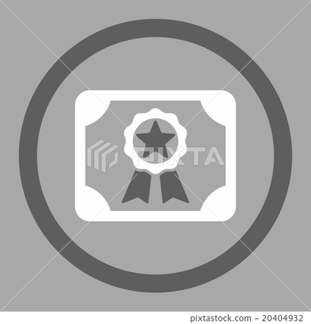 Prize Certification Rounded Vector Icon - Stock Illustration [20404932 ...