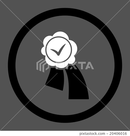 Validation Stamp Circled Vector Icon - Stock Illustration [20406016 ...