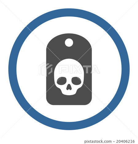 Dead Label Circled Vector Icon - Stock Illustration [20406216] - PIXTA