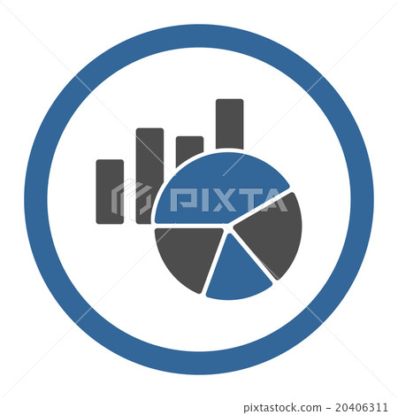 Charts Rounded Vector Icon - Stock Illustration [20406311] - PIXTA