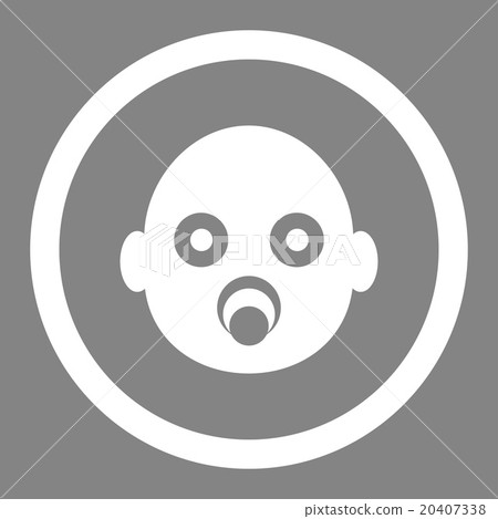 Infant Head Circled Vector Icon-插圖素材 [20407338] - PIXTA圖庫