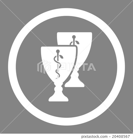 Medical Cups Rounded Vector Icon - Stock Illustration [20408567] - PIXTA