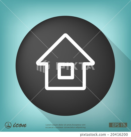 Pictograph of home - Stock Illustration [20416200] - PIXTA