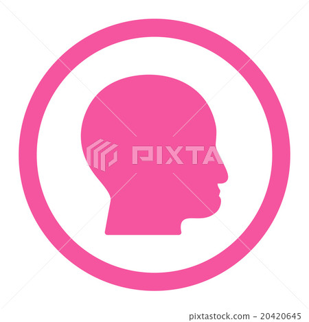 Bald Head Rounded Vector Icon - Stock Illustration [20420645] - PIXTA