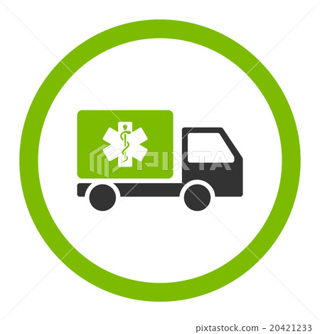 Medical Shipment Rounded Vector Icon - Stock Illustration [20421233 ...