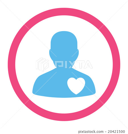 Cardiology Patient Rounded Vector Icon-插圖素材 [20421500] - PIXTA圖庫
