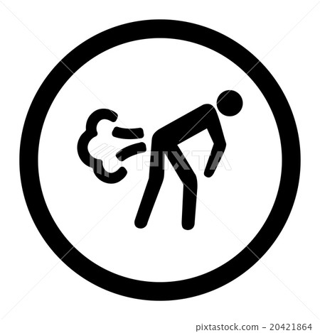 Fart Rounded Vector Icon - Stock Illustration [20421864] - PIXTA