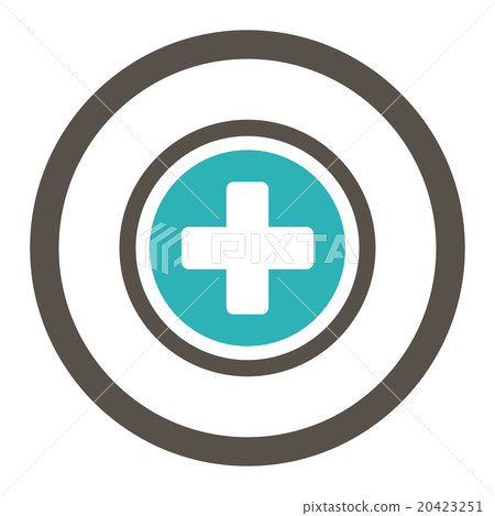 Rounded Cross Rounded Vector Icon - Stock Illustration [20423251] - PIXTA