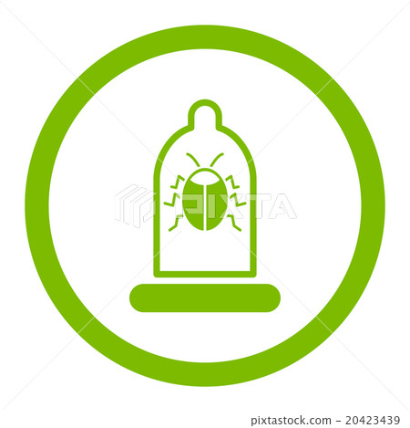 Bug Protection Rounded Vector Icon - Stock Illustration [20423439] - PIXTA