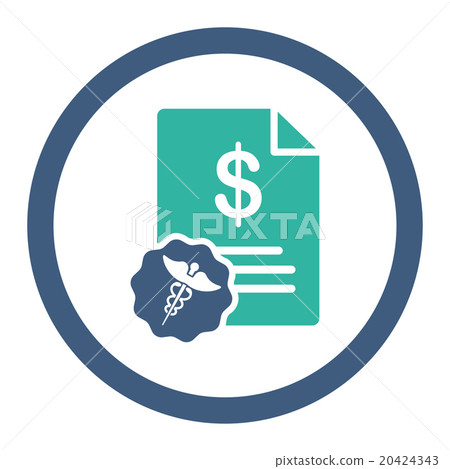 Medical Prices Rounded Vector Icon - Stock Illustration [20424343] - PIXTA