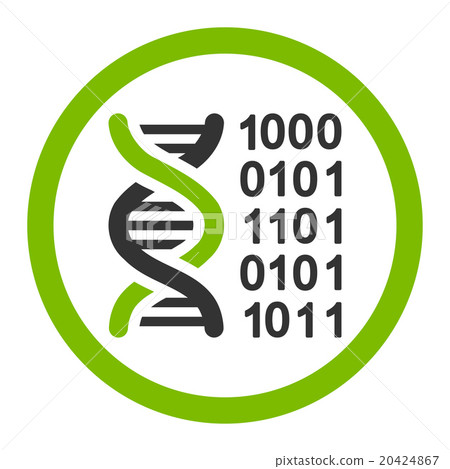 Genetic Code Rounded Vector Icon - Stock Illustration [20424867] - PIXTA