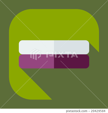 Flat modern design with shadow icons books - Stock Illustration ...