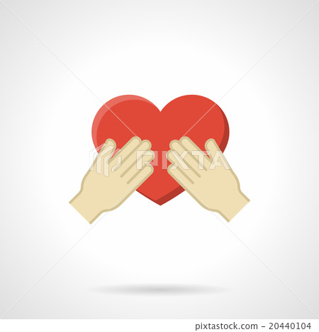 Cherish the love flat color vector icon - Stock Illustration [20440104 ...