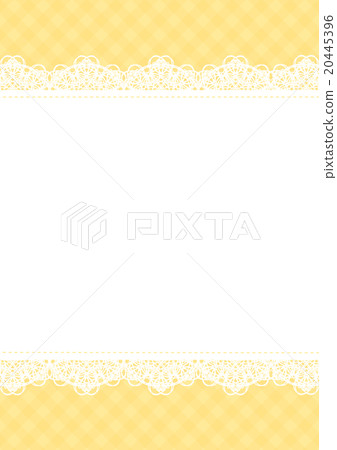 Pastel yellow lace background - Stock Illustration [20445396] - PIXTA
