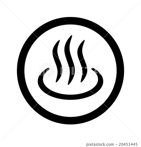 Hot Spring Mark - Stock Illustration [20451445] - PIXTA