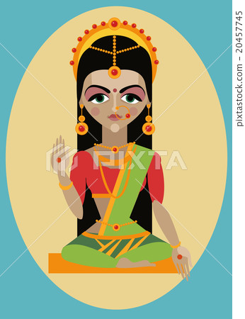 vector mata Parvati - Stock Illustration [20457745] - PIXTA