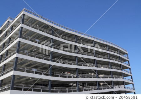 Three-dimensional parking lot slope - Stock Photo [20458581] - PIXTA